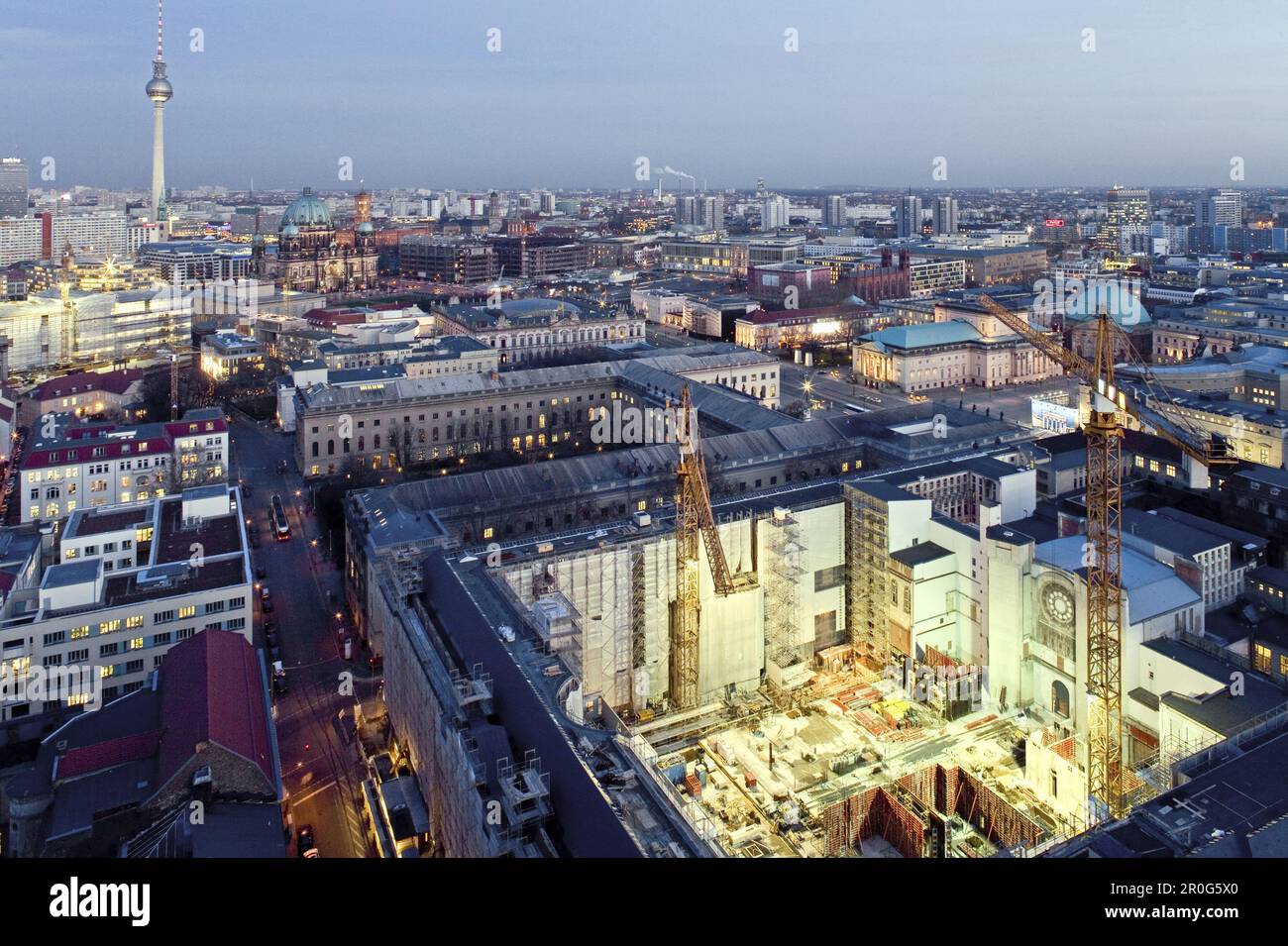Construction site of the university library, Humboldt University ...
