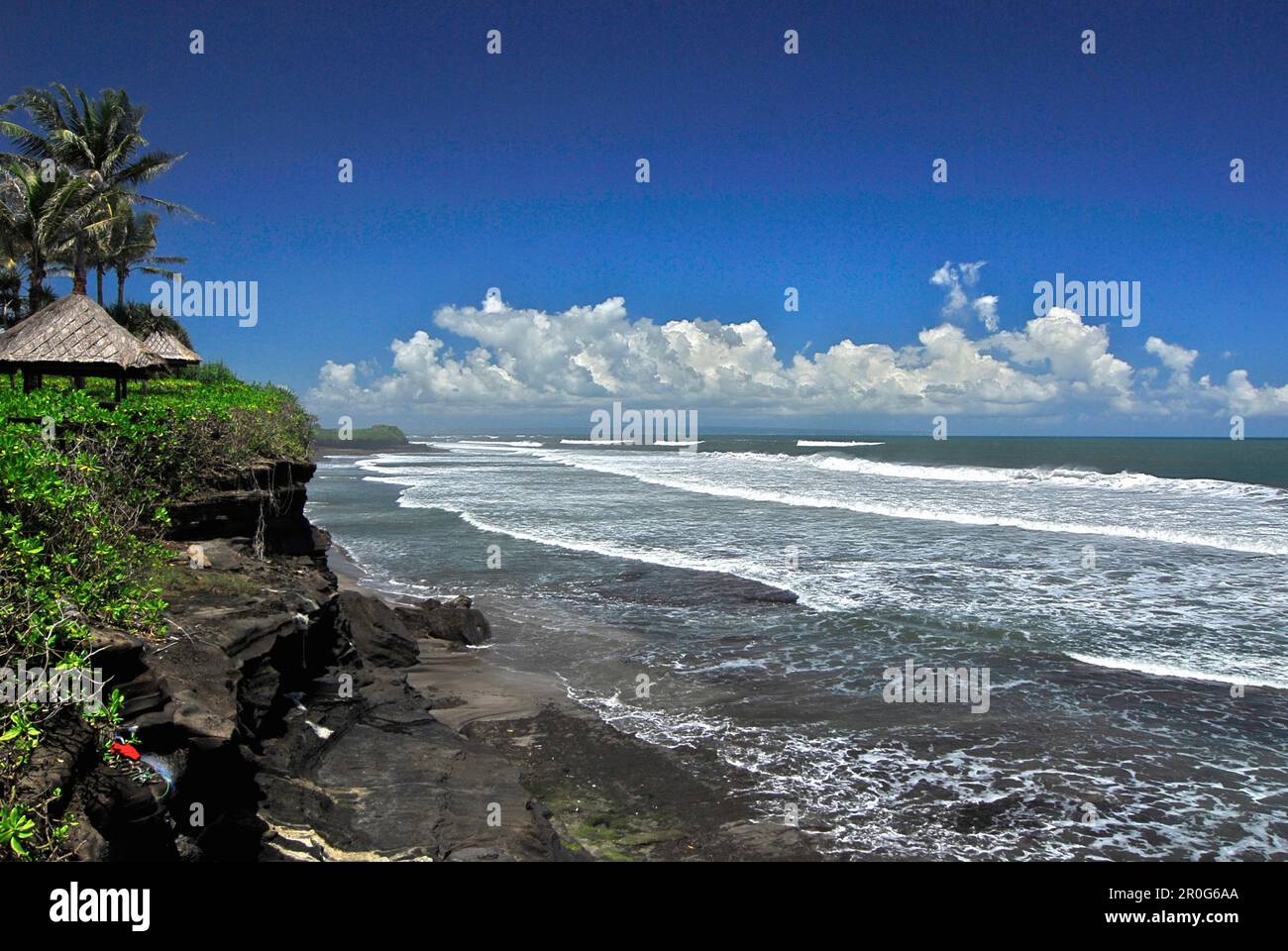 Le Meridien Resort at the coast under blue sky, South Bali, Indonesia ...