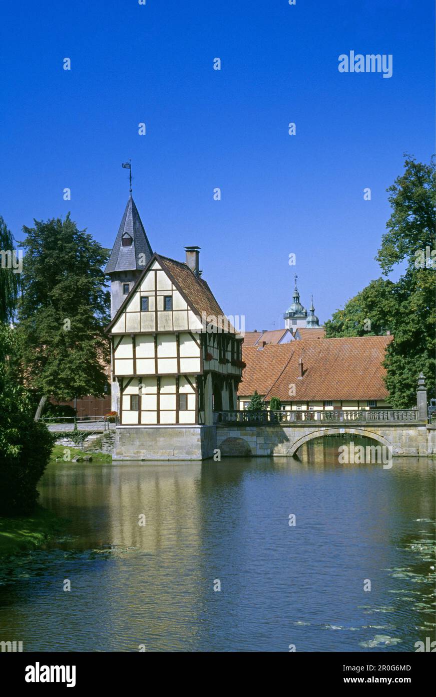 Steinfurt castle, Steinfurt, Munsterland, North Rhine-Westphalia ...