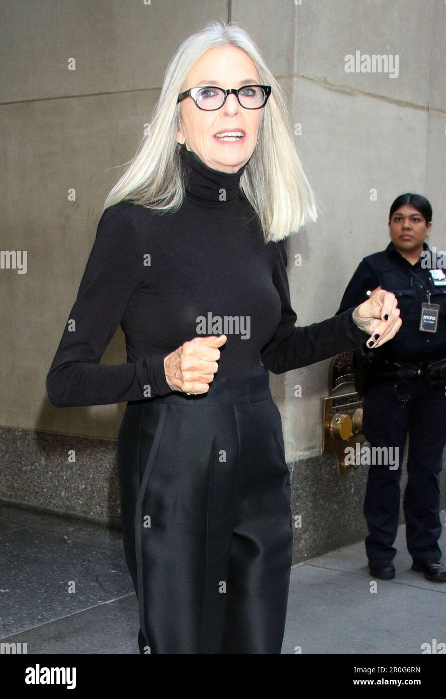 New York, NY, USA. 8th May, 2023. Diane Keaton seen at NBC's Today Show ...