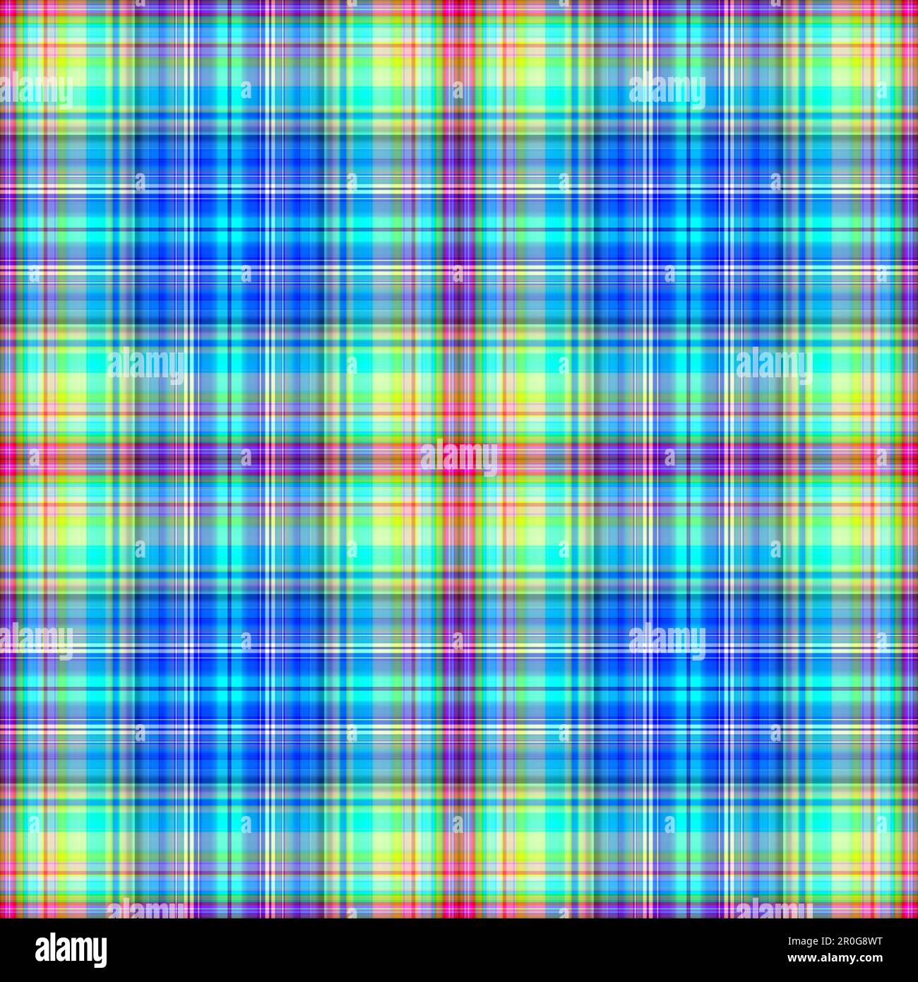 Vintage tartan pattern in vaporwave colorful style. Vintage 80s plaid ...