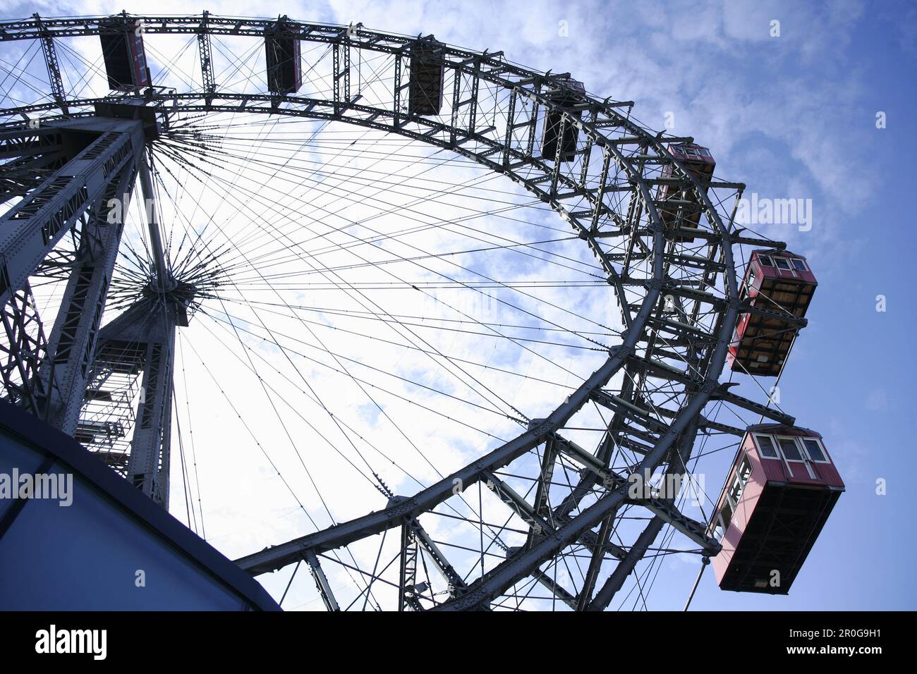 Big Wheel, Vienna Prater, Amusement Park, Vienna, Austria Stock Photo ...