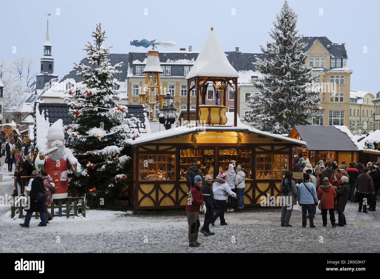 Christmas market, Annaberg-Buchholz, Ore mountains, Saxony, Germany ... Christmas market, Annaberg-Buchholz, Ore mountains, Saxony, Germany ...