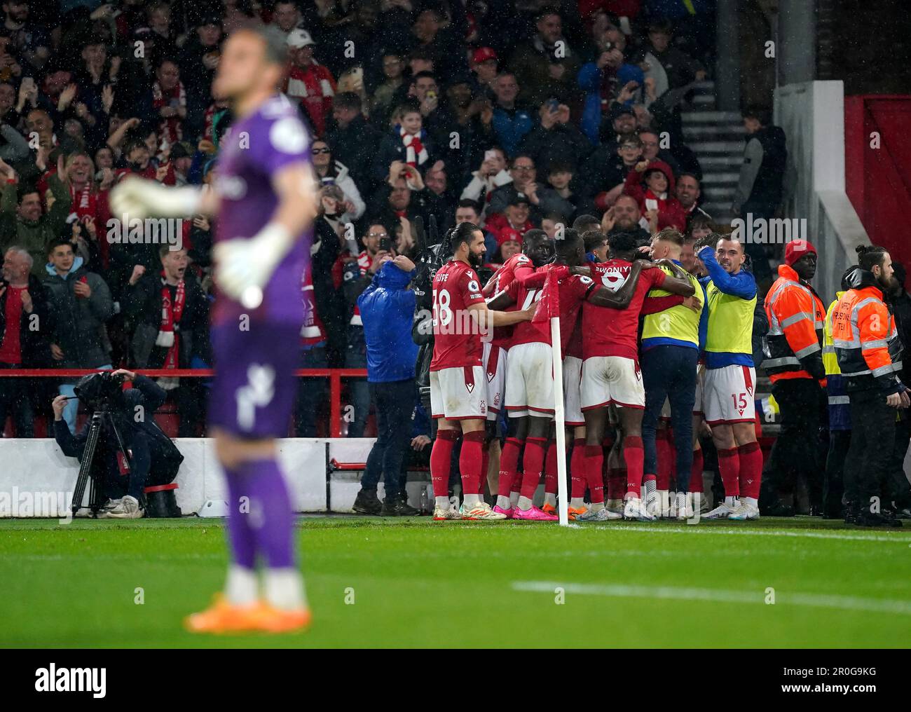 Nottingham Forest's Danilo celebrates scoring their side's fourth goal ...