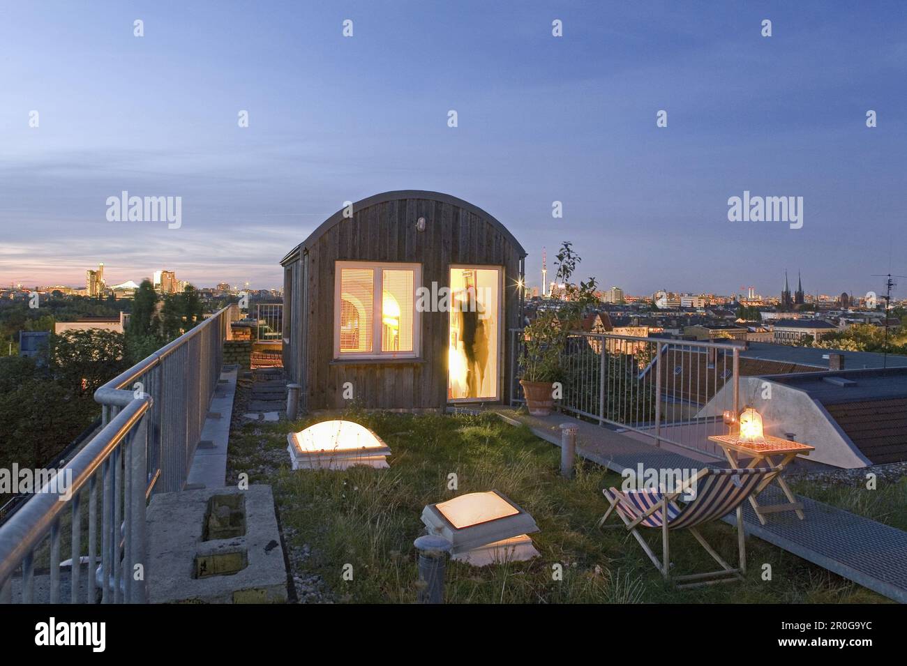 Rooftop studio, Kreuzberg, Berlin, Germany Stock Photo - Alamy