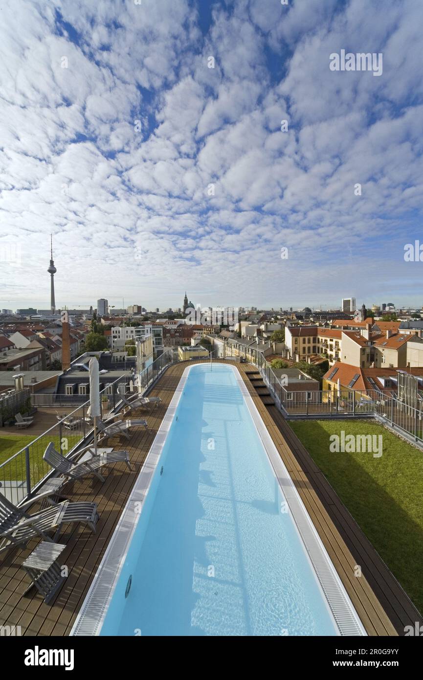 Roof pool, Berlin, Germany Stock Photo - Alamy