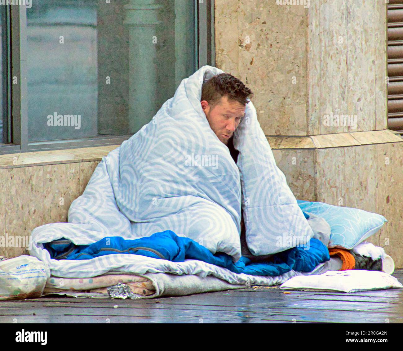 Homeless asking for help hi-res stock photography and images - Alamy
