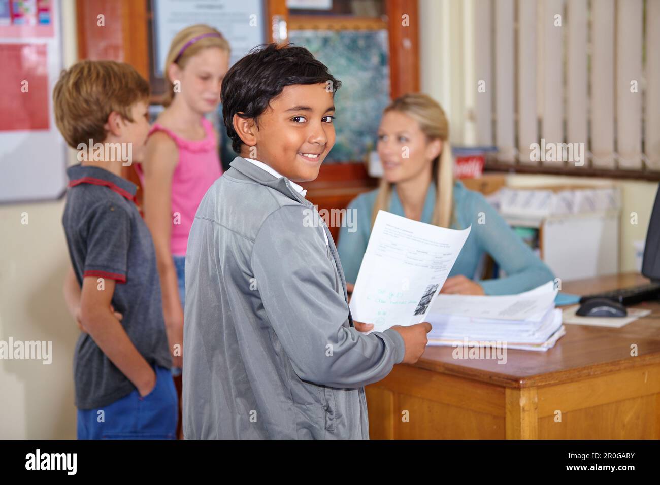 Teachers going to be impressed with my work. a little boy on his way to ...