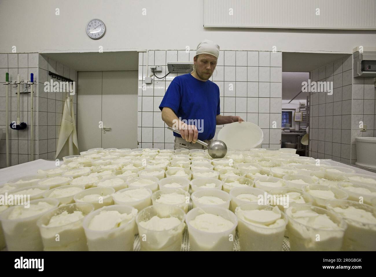 Dairy, Adolphshof manor, Haemelerwald, Lower Saxony, Germany Stock ...