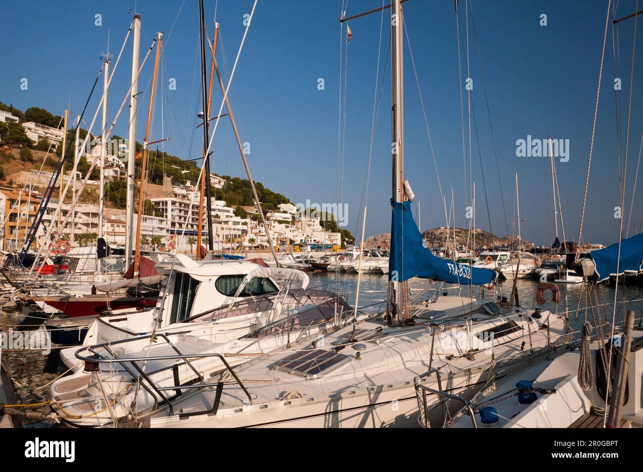 Marina of Estartit, Costa Brava, Catalonia, Spain Stock Photo - Alamy