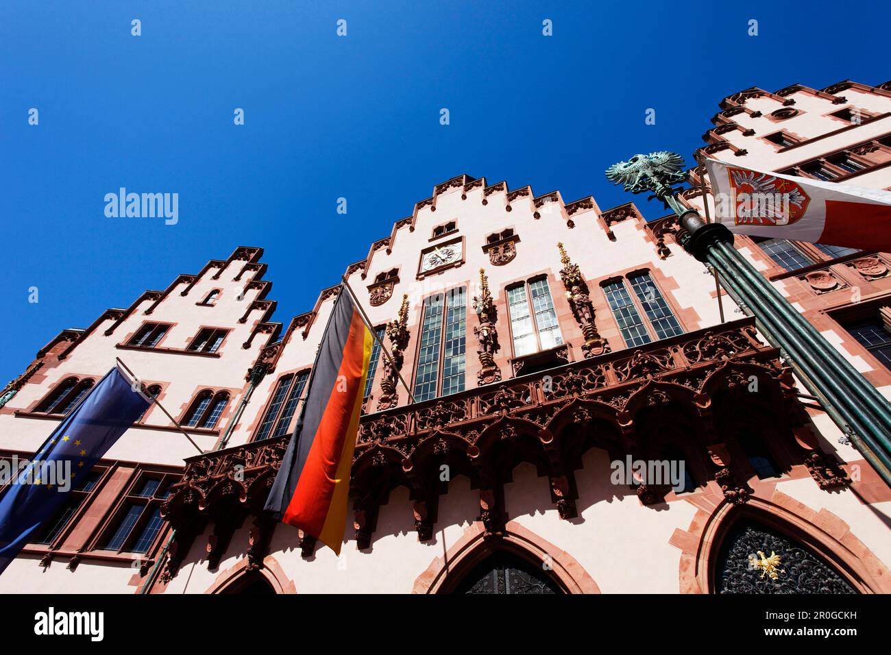 Town hall, Roemer, Frankfurt am Main, Hesse, Germany Stock Photo - Alamy