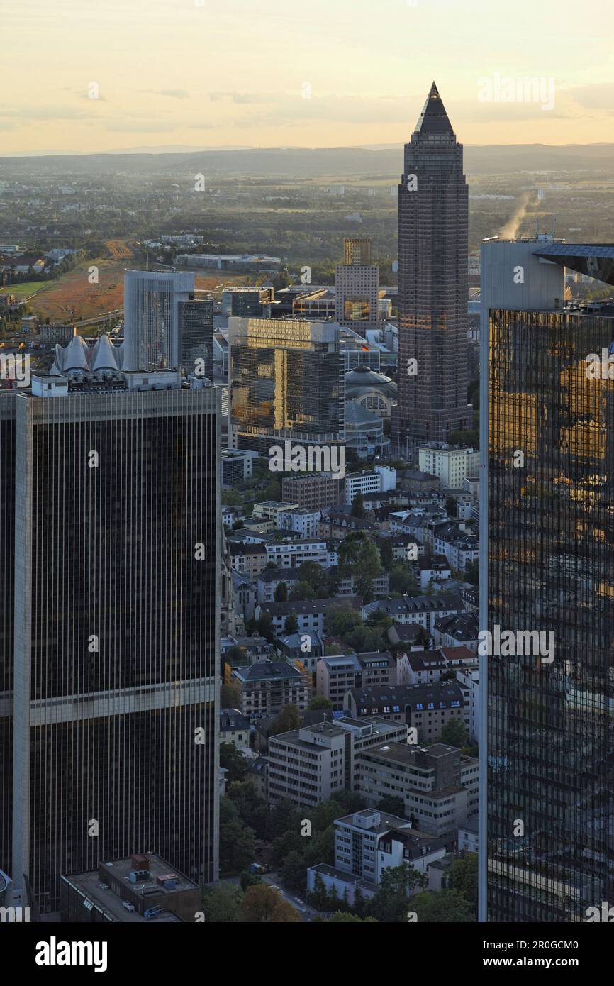 Messeturm, Fair Tower, Frankfurt am Main, Hesse, Germany Stock Photo ...