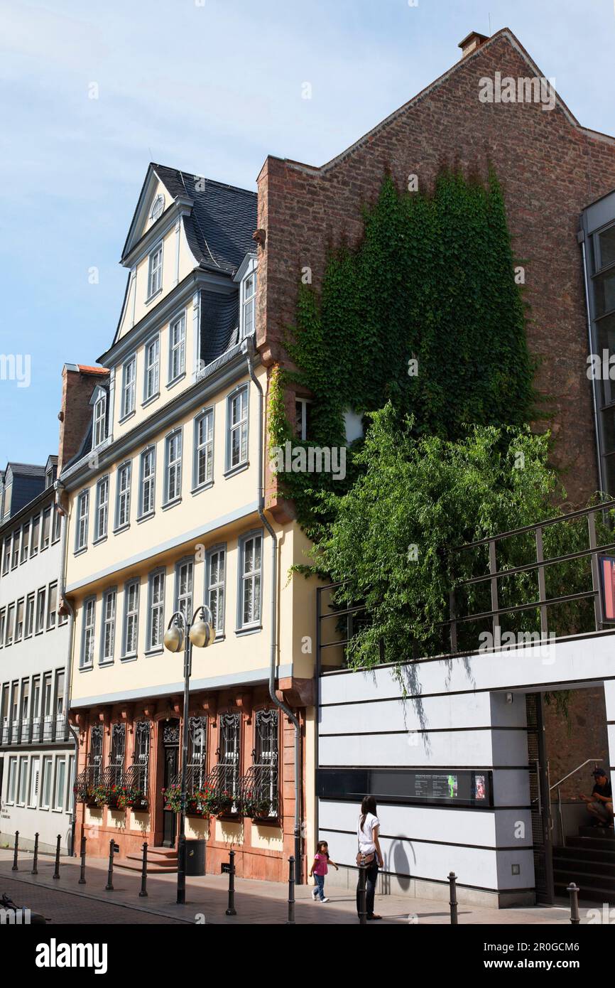 Goethe House, old town, Frankfurt am Main, Hesse, Germany Stock Photo ...
