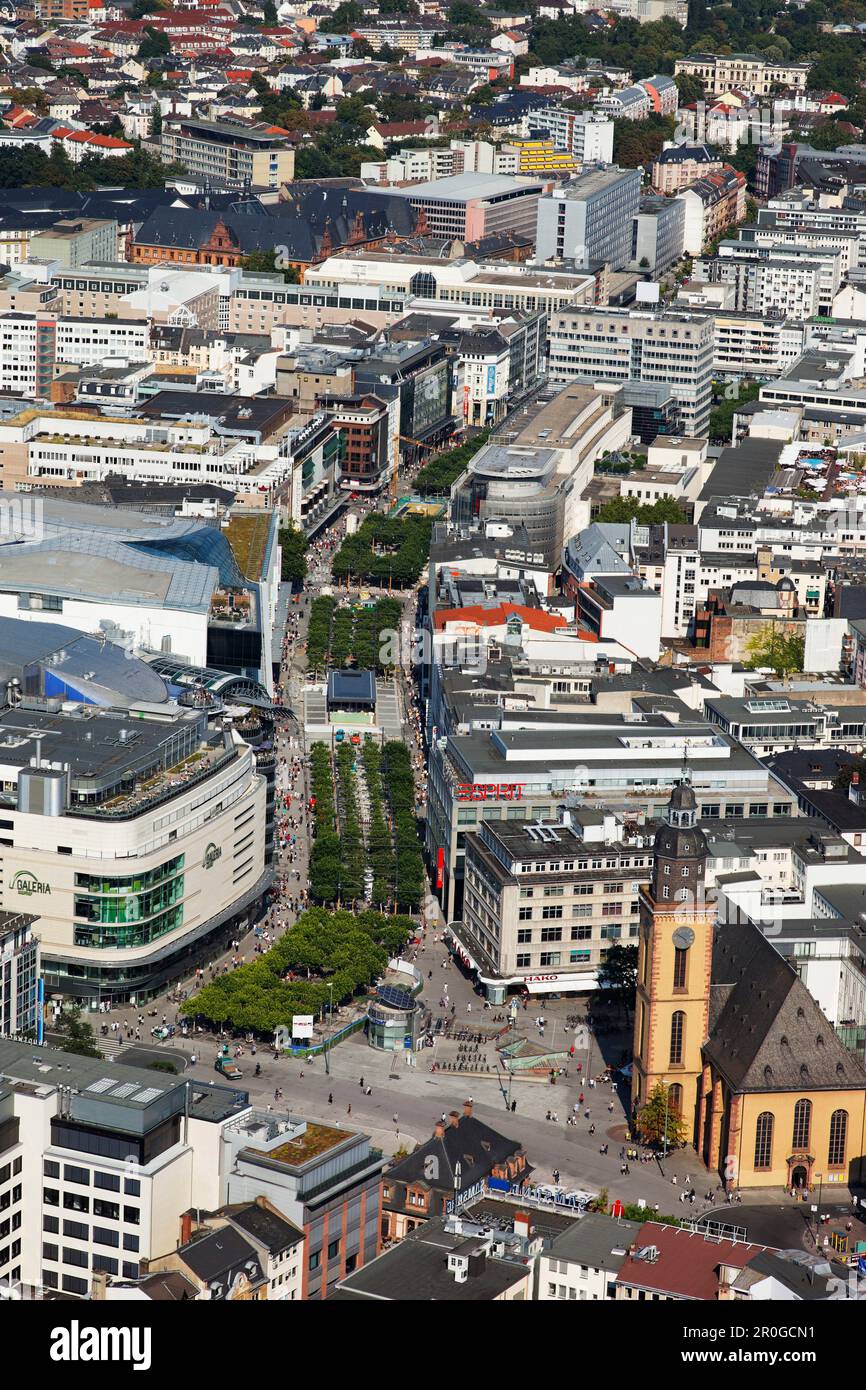 Hauptwache and Zeil, Frankfurt am Main, Hesse, Germany Stock Photo - Alamy