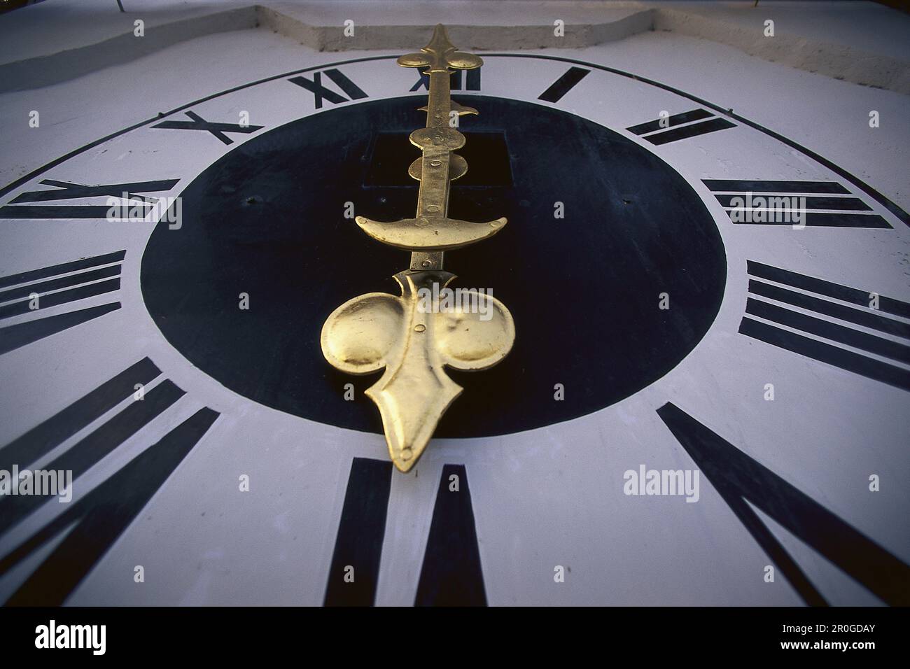 Clock, minster, Fraueninsel, Chiemsee, Bavaria, Germany Stock Photo - Alamy