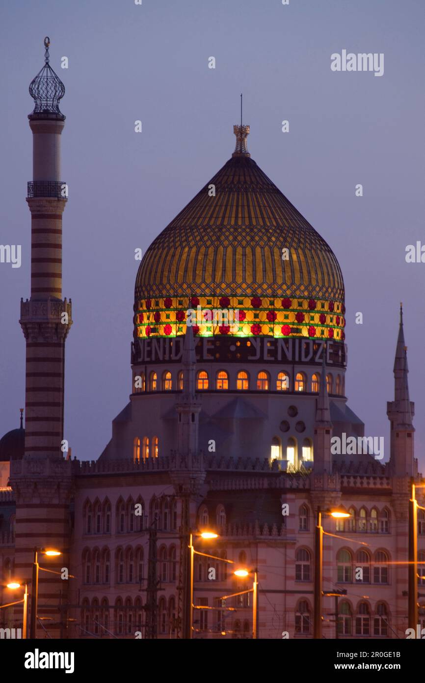 Dome and tower, Yenidze, a former cigarette factory, Yenidze, tobacco ...