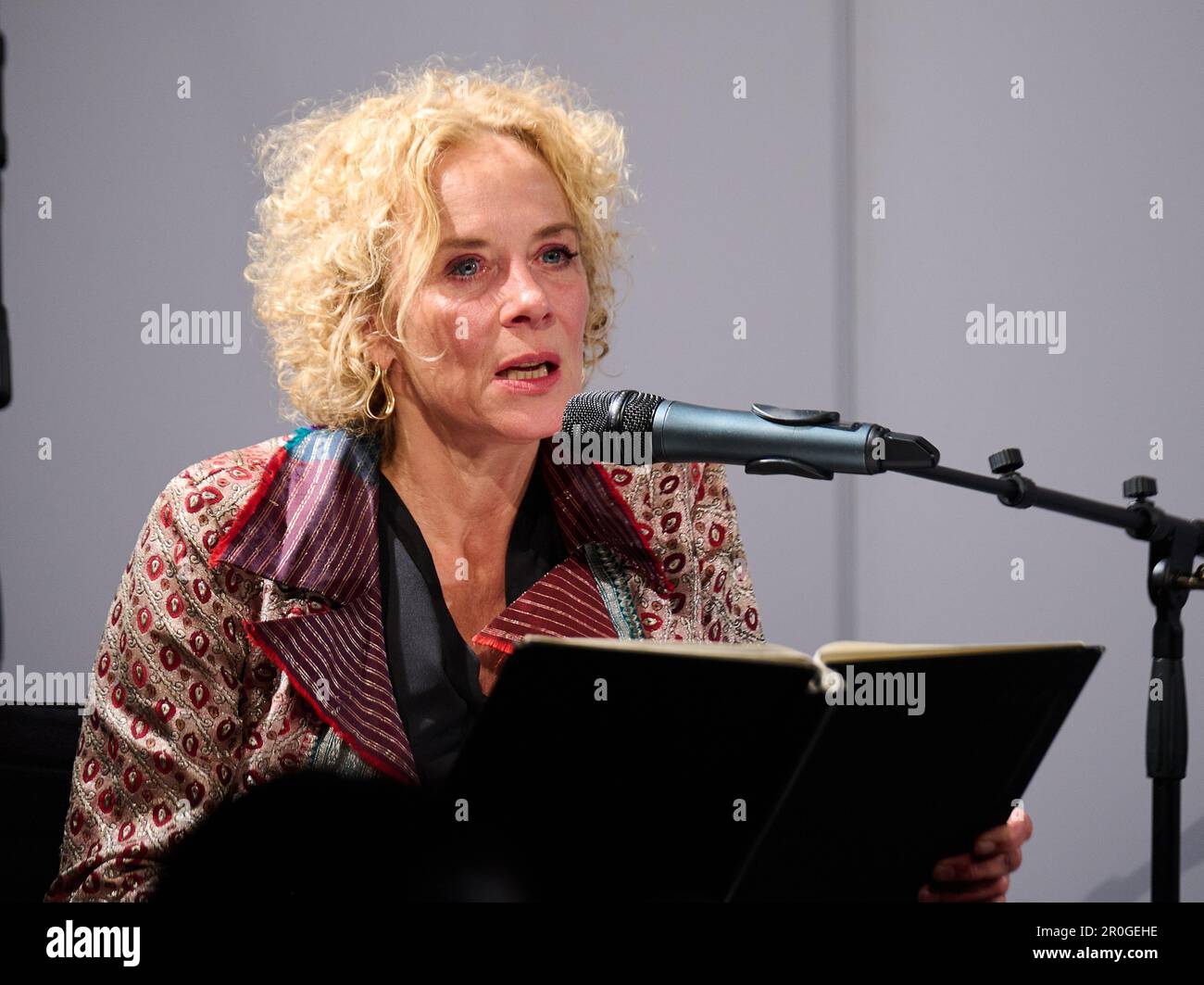 Berlin, Germany. 08th May, 2023. Katja Riemann reads from the book "We ...