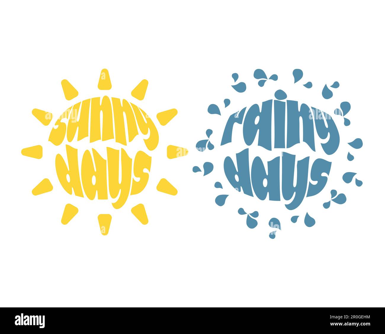 Rainy days Stock Vector Images - Alamy