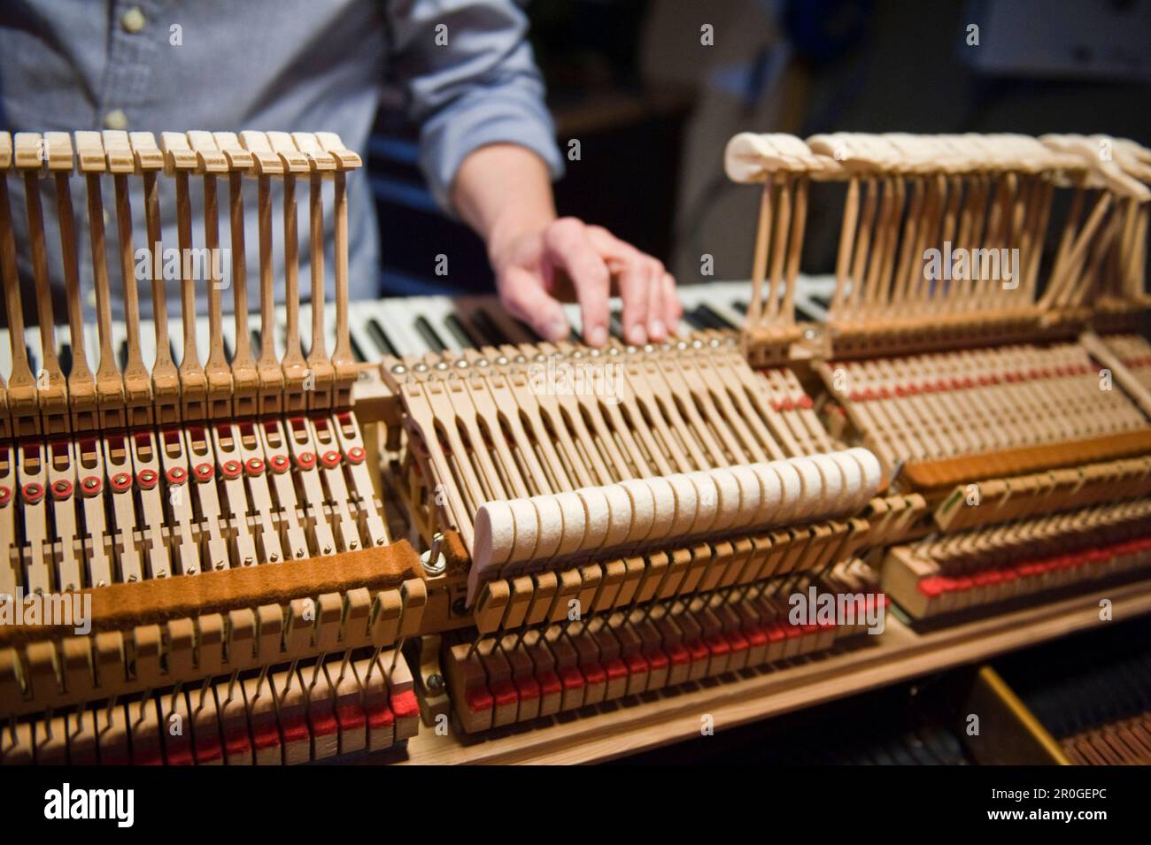 Piano maker, Bavaria, Germany Stock Photo - Alamy
