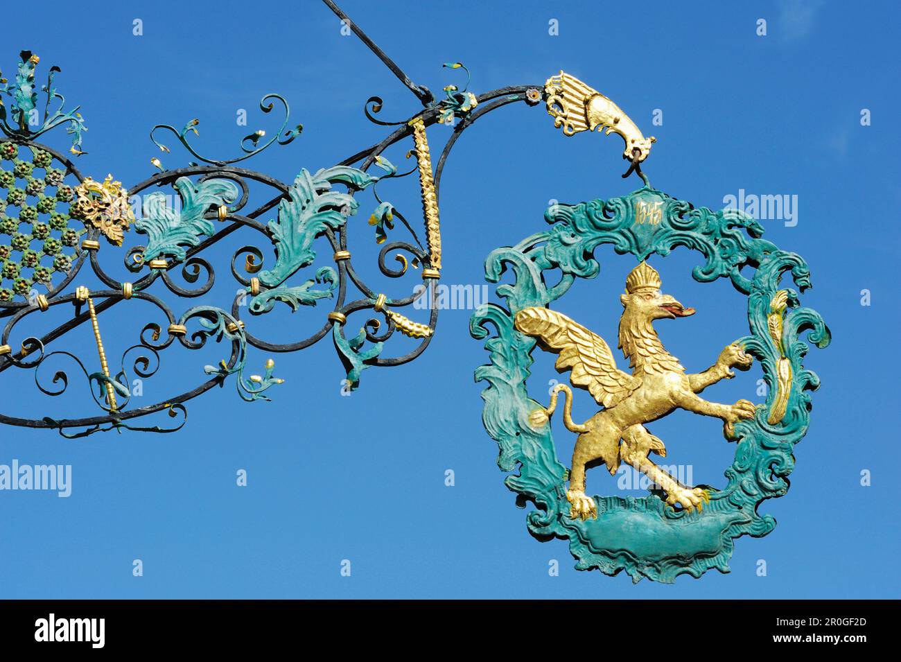 Wrought iron guild hi-res stock photography and images - Alamy