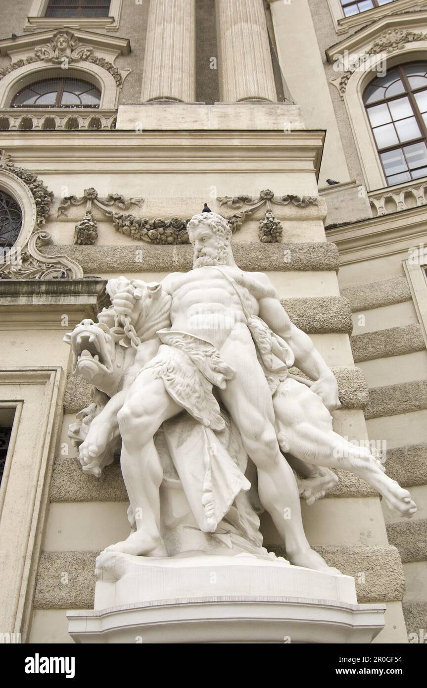 Statue at Hofburg Palace, Vienna, Austria, Europe Stock Photo - Alamy