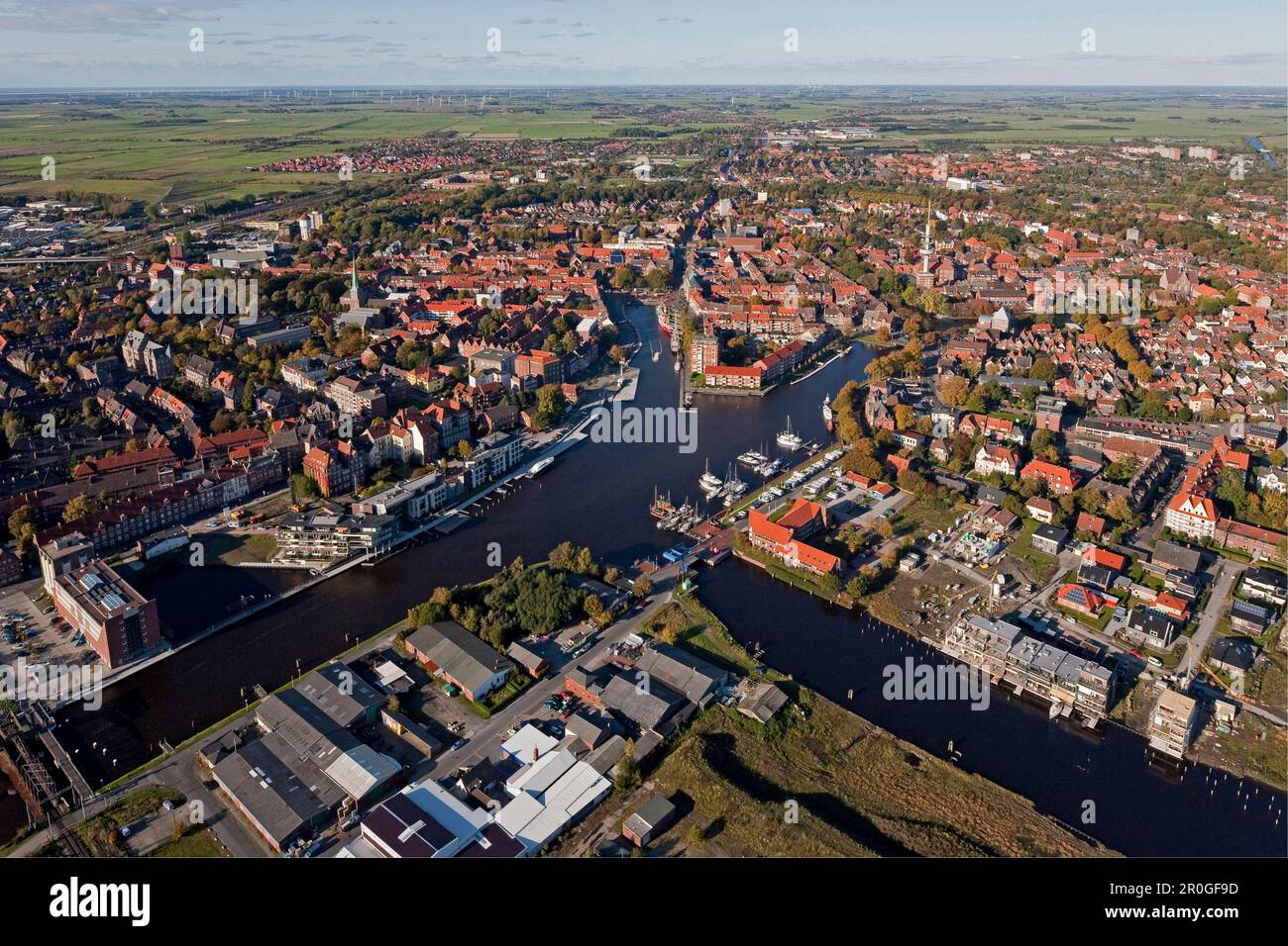 Aerial germany emden hi-res stock photography and images - Alamy