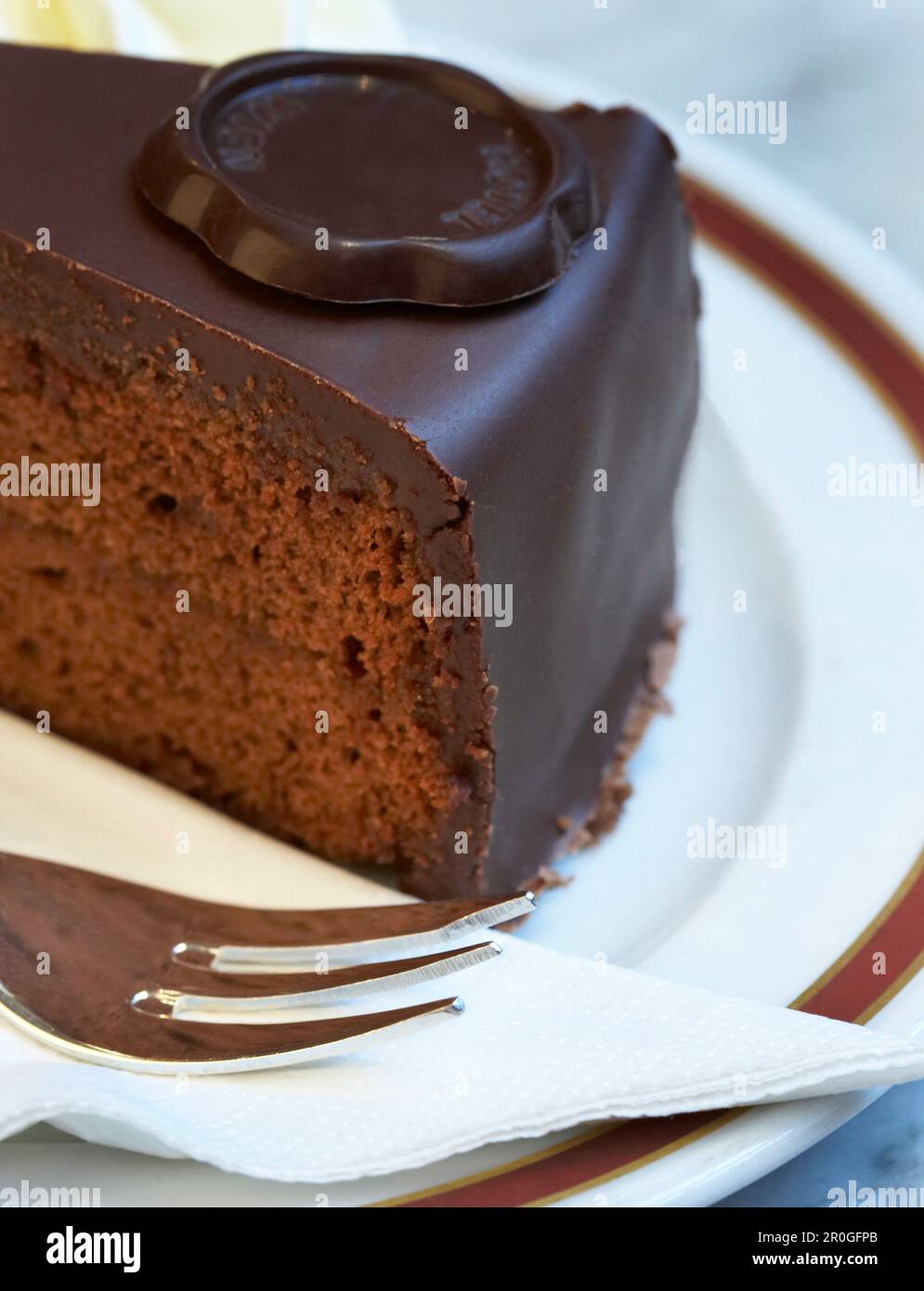 Sacher cake vienna austria hi-res stock photography and images - Alamy