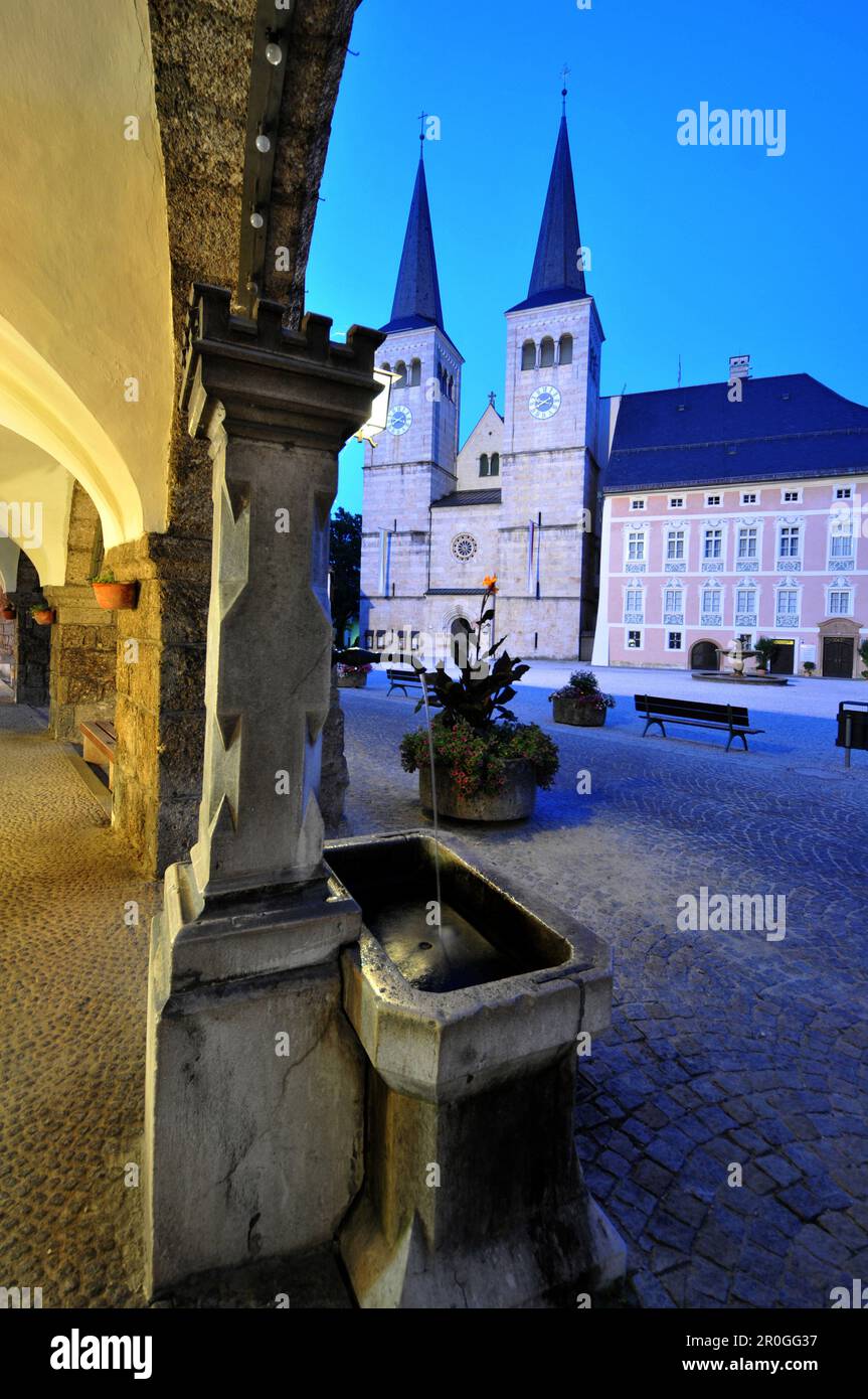 Germany bavaria berchtesgaden castle square hi-res stock photography ...