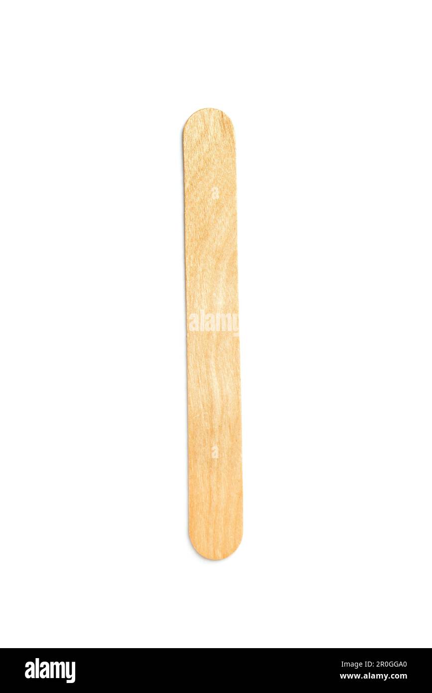 Ice cream stick on white background Stock Photo - Alamy
