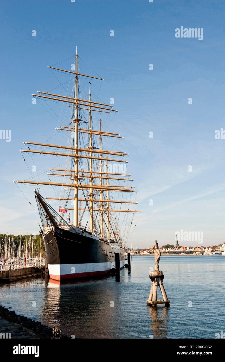 Ship Passat in habor of Travemunde, Lubeck, Schleswig-Holstein, Germany ...