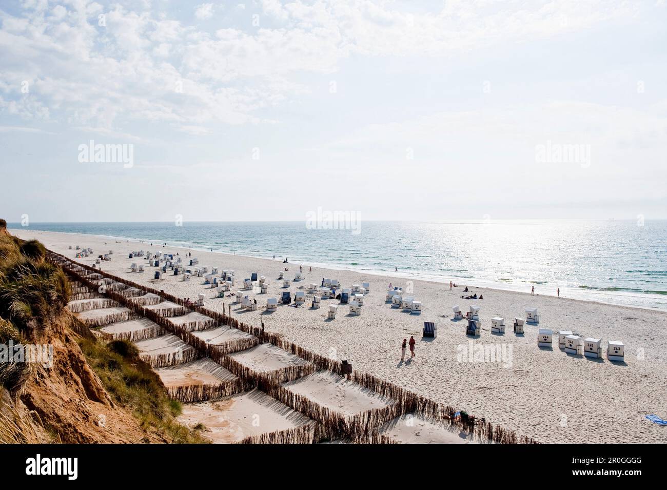 Red Cliff, Kampen, Sylt island, Schleswig-Holstein, Germany Stock Photo ...