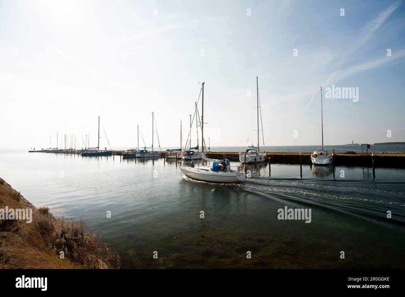Port of Orth, Fehmarn, Schleswig-Holstein, Germany Stock Photo - Alamy