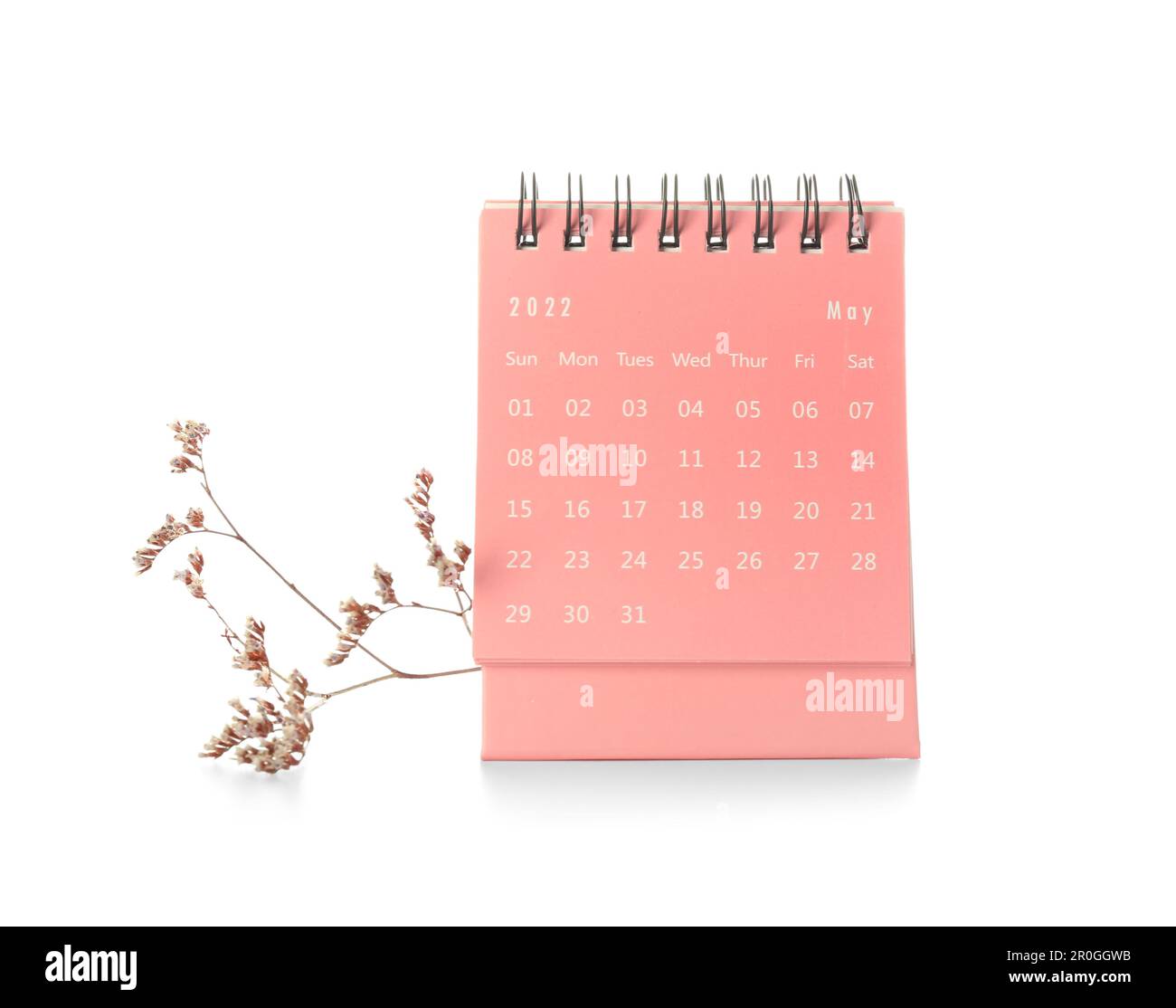 Floral paper calendar Cut Out Stock Images & Pictures - Alamy