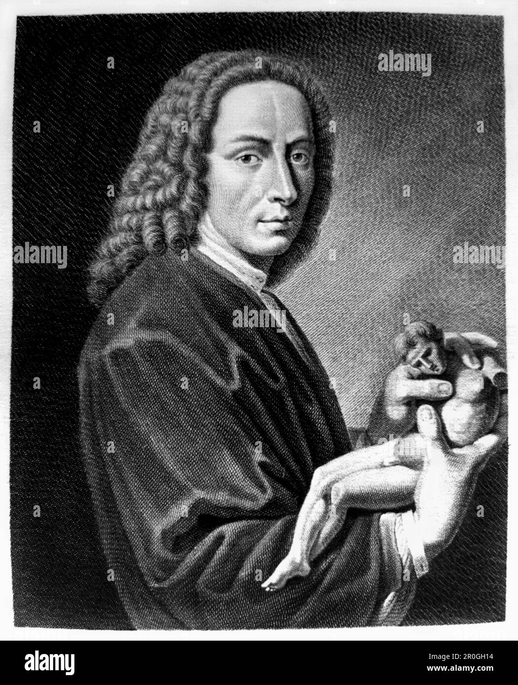 1760 ca , Roma , ITALY : The italian sculptor FILIPPO DELLA VALLE ...