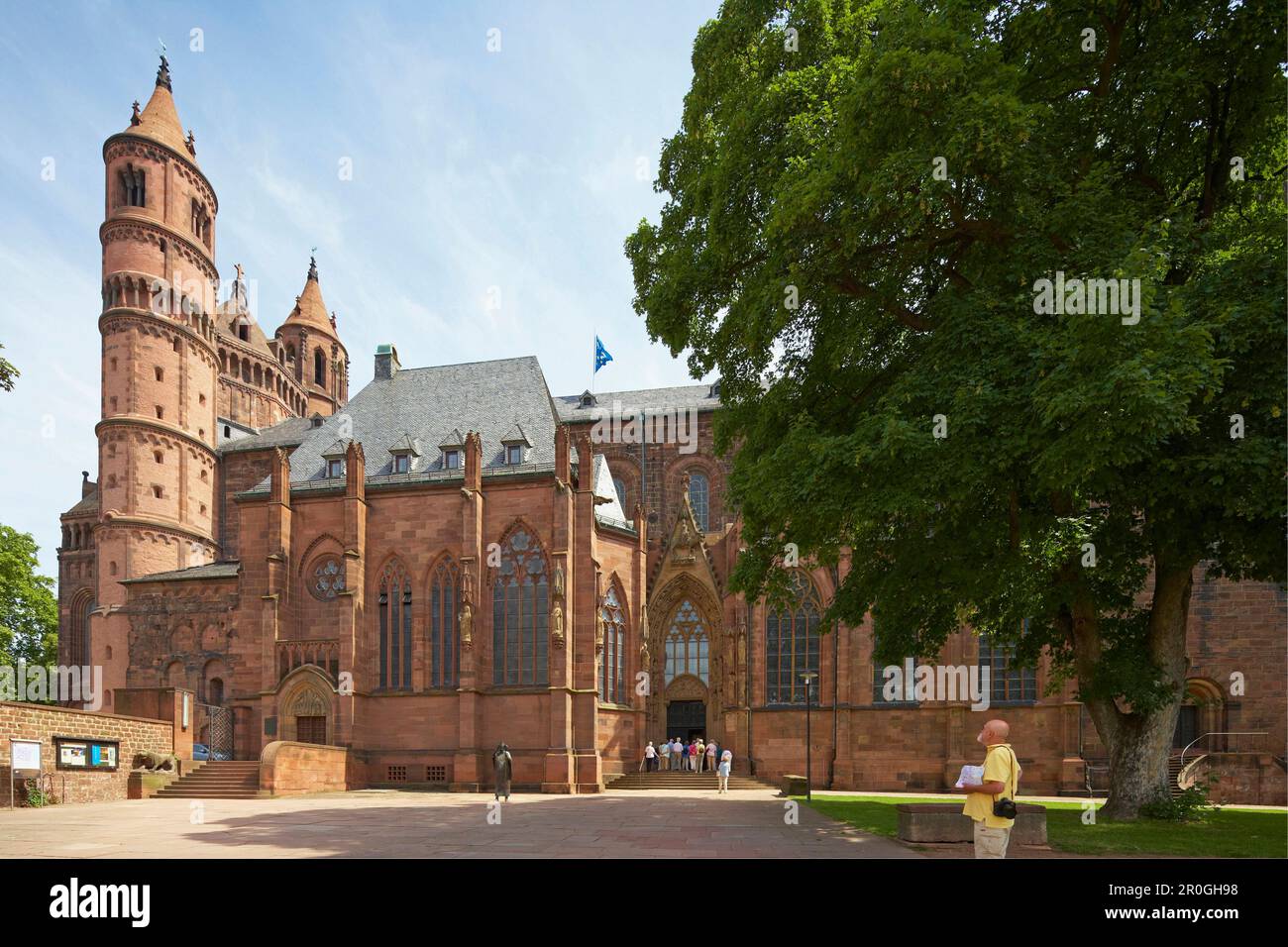 Cathedral of St Peter, Worms, Rhineland-Palatinate, Germany Stock Photo ...