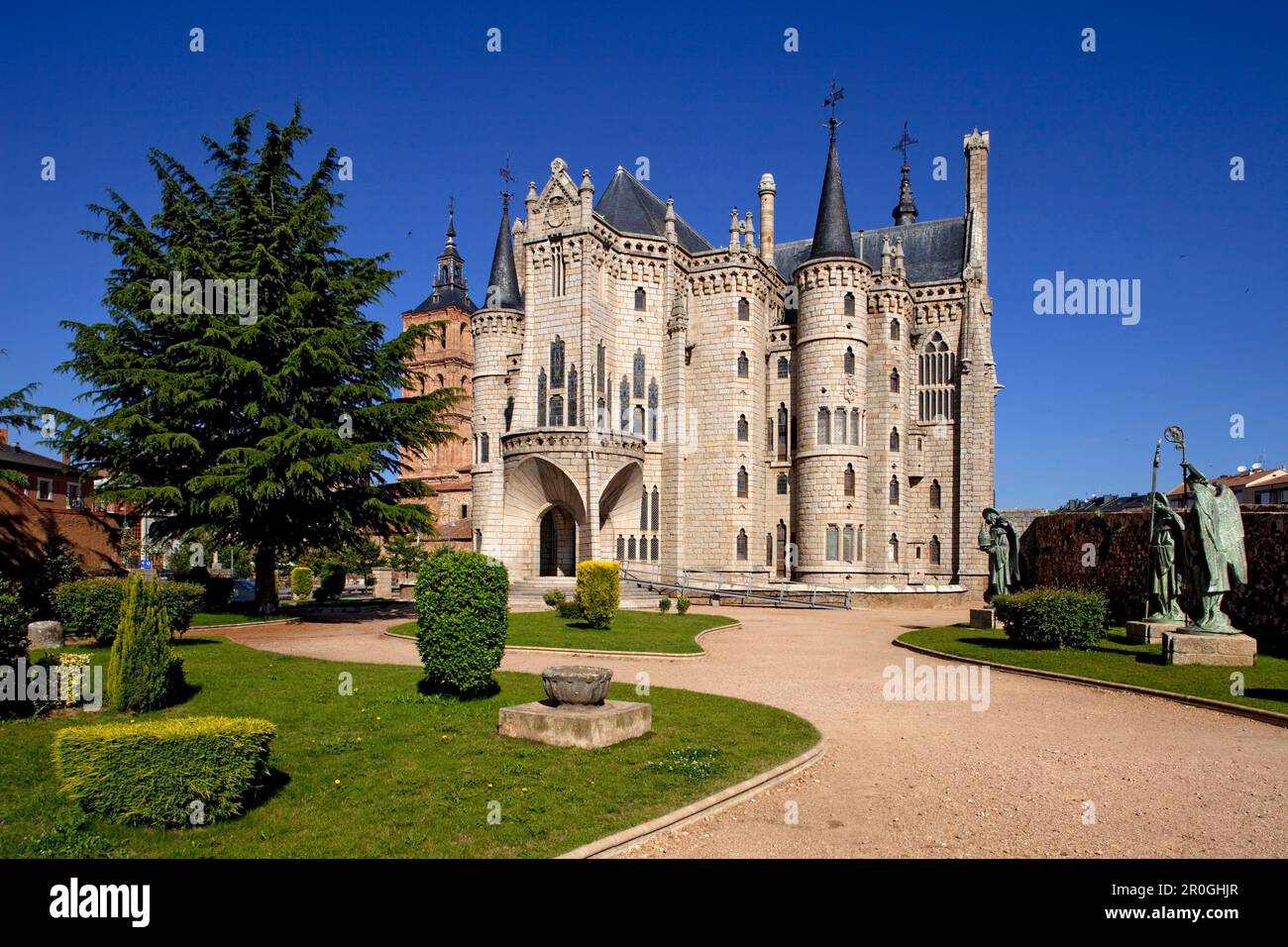 Episcopal Palace, Palacio Episcopal, Astorga, 19th century, architect ...