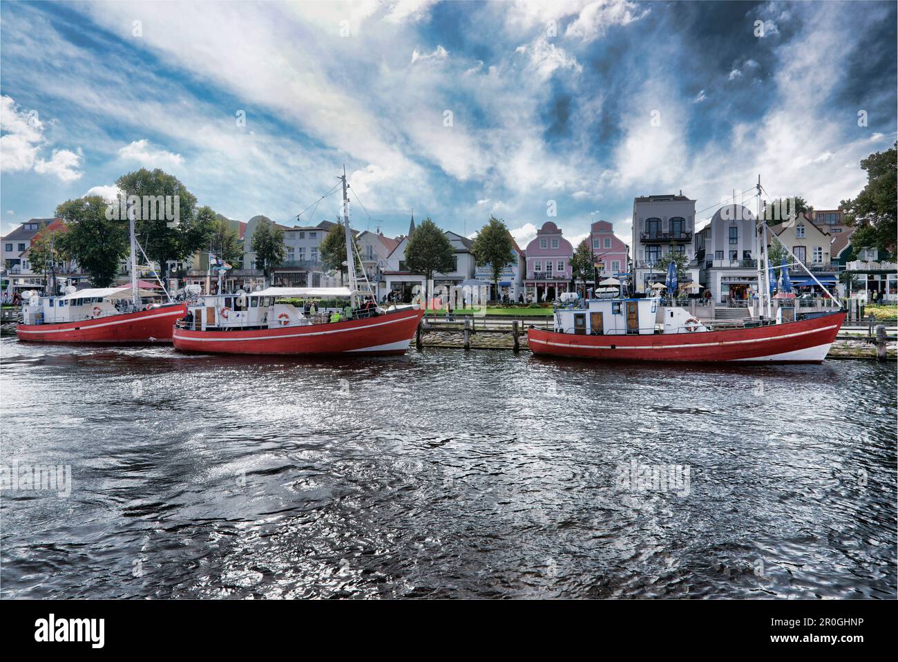 Am Strom, Warnemuende, Hanseatic city of Rostock, Mecklenburg ...