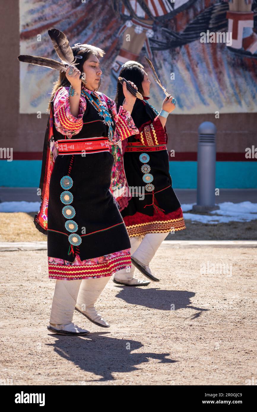 Traditional Zuni Dancing at Indian Pueblo Cultural Center in ...