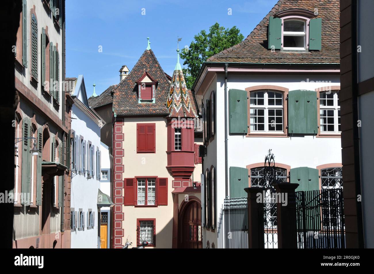 Houses of old town, Basel, Switzerland Stock Photo - Alamy