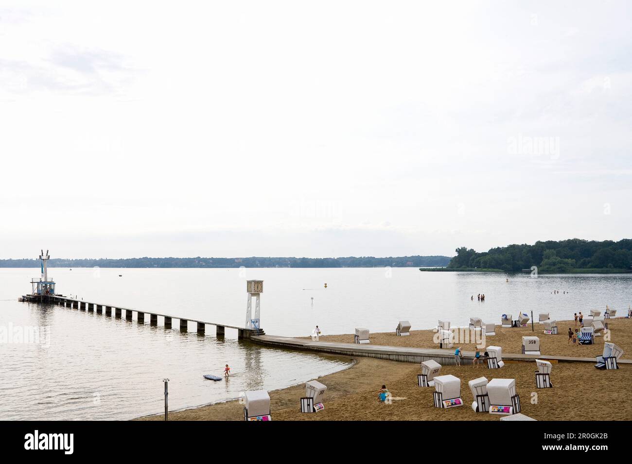Bathing beach Wannsee, Berlin, Germany, Europe Stock Photo - Alamy