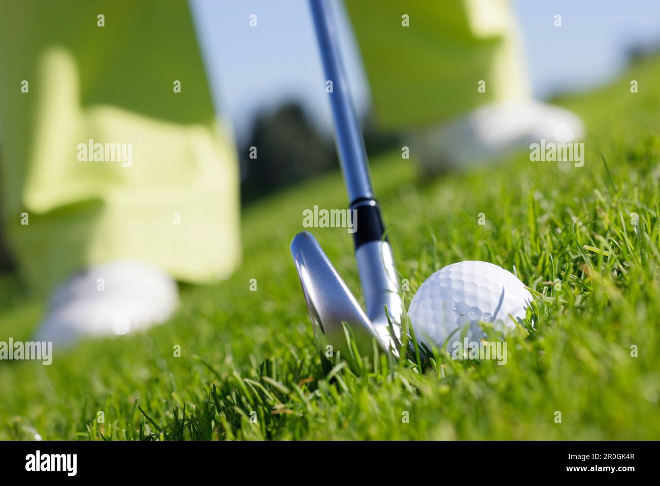 Man playing golf, Prien am Chiemsee, Bavaria, Germany Stock Photo - Alamy
