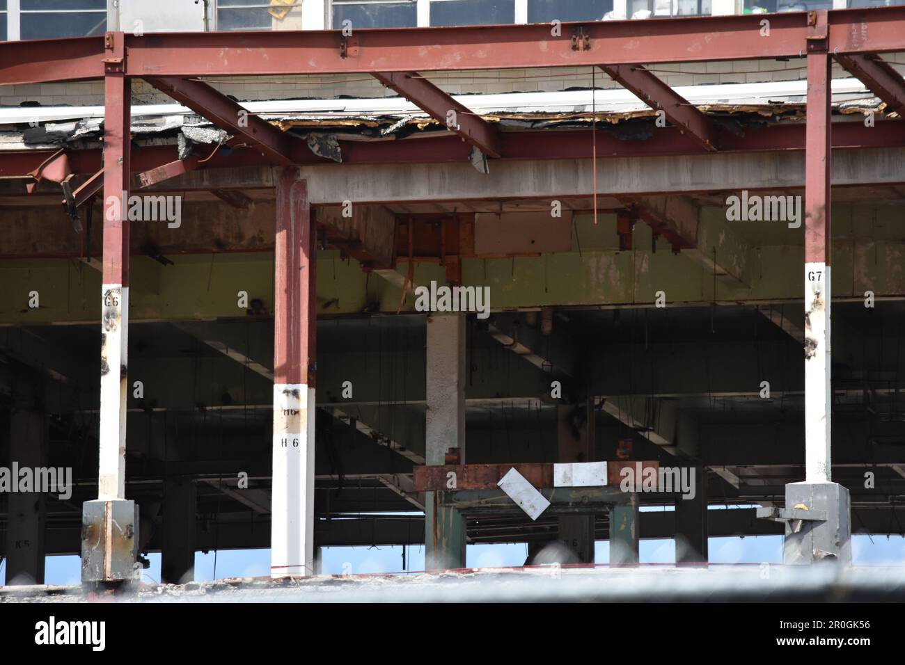 Inside view of Nabisco building following the announcement of the ...