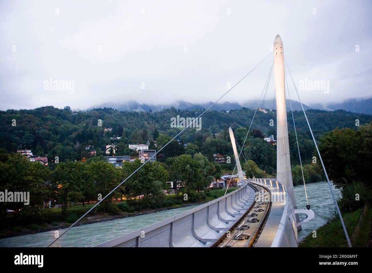 The Bridge of the Hungerburgbahn, Innsbruck, Tirol, Austria Stock Photo ...