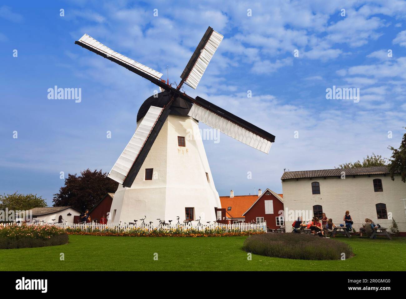 Windmill, Aarsdale, Bornholm, Denmark Stock Photo - Alamy