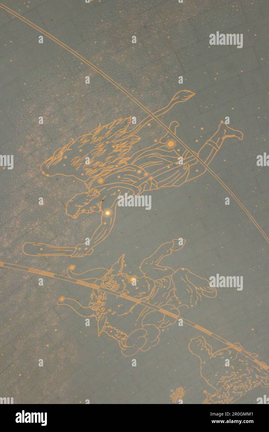 NEW YORK, USA - NOVEMBER 15, 2016 Grand Central Terminal ceiling Stock ...