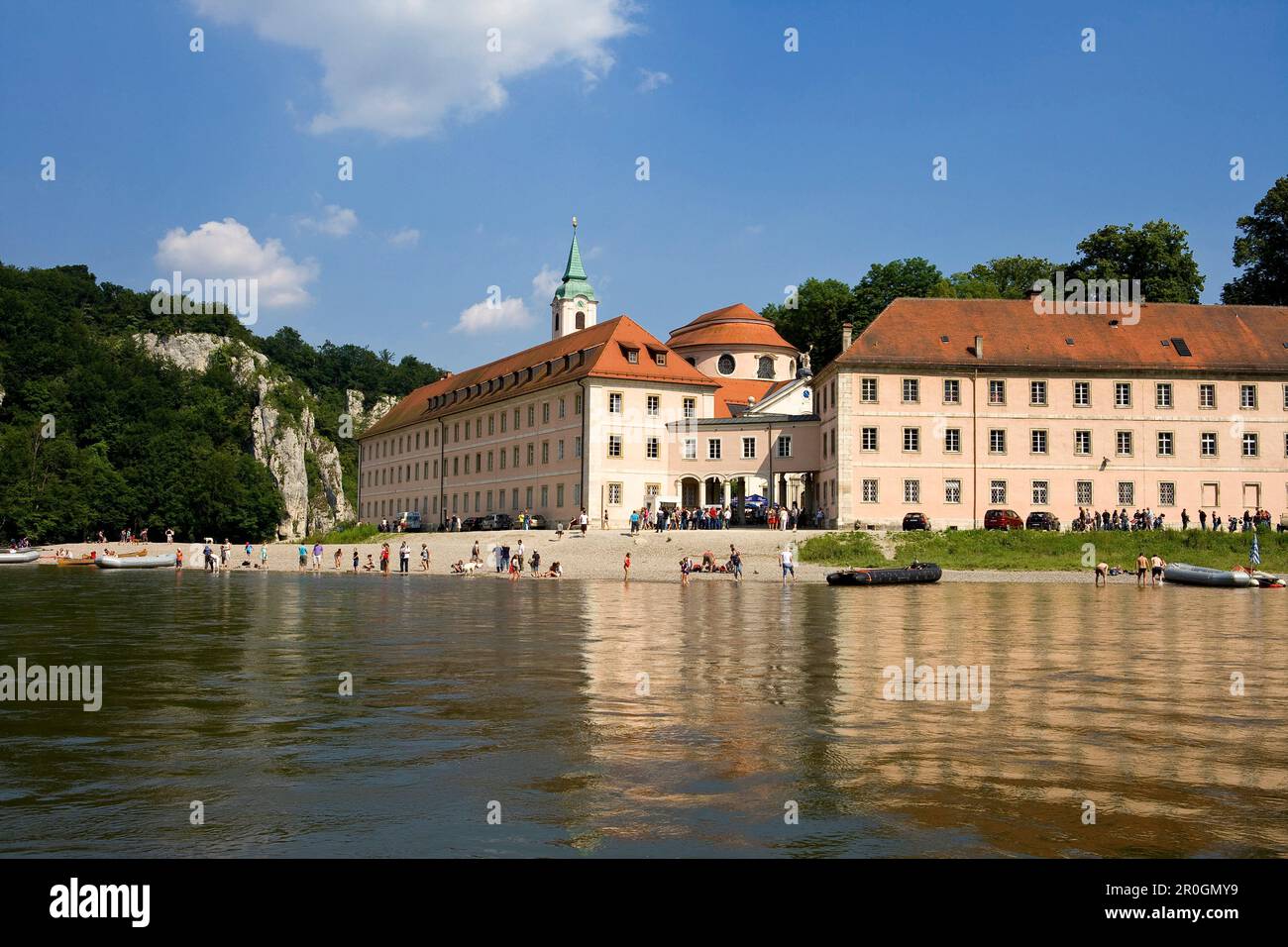 Weltenburg monastery at Danube river, Benedictine abbey, Weltenburg ...
