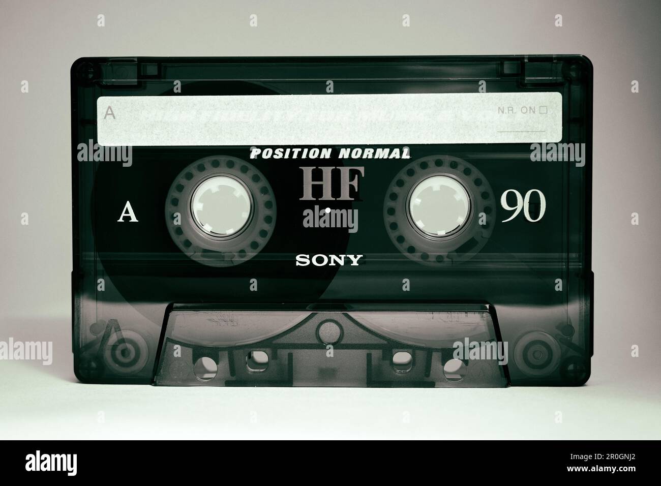 Sony audio cassette close up. Vintage filter on image Stock Photo - Alamy