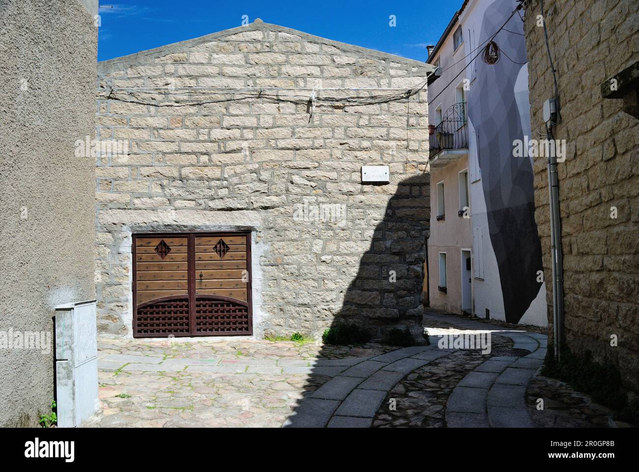 The ancient medieval village of Aggius Stock Photo - Alamy