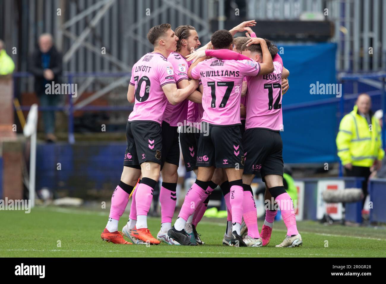 Birkenhead, UK. 08th May, 2023. Sam Hoskins of Northampton Town ...