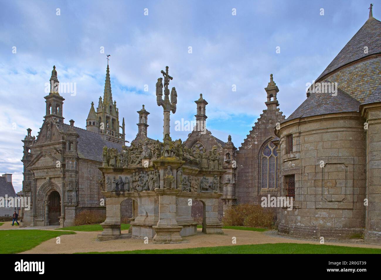 Calvaire, Enclos paroissial at Guimiliau, Finistere, Bretagne, France, Europe Stock Photo - Alamy